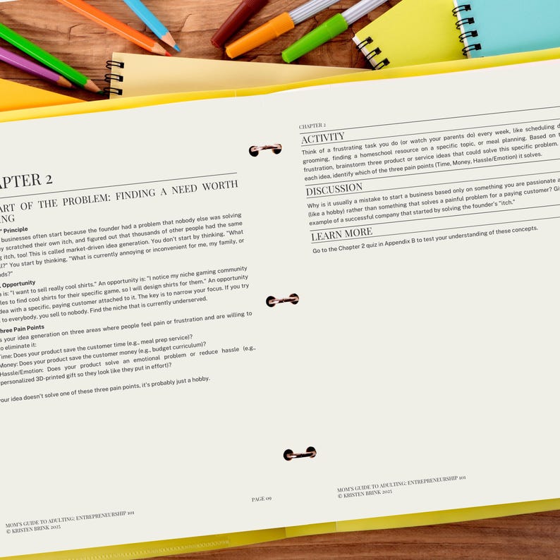 Entrepreneurship High School Curriculum Semester Elective Course ...
