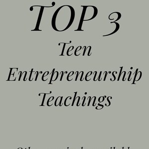 Entrepreneurship High School Curriculum Semester Elective Course ...