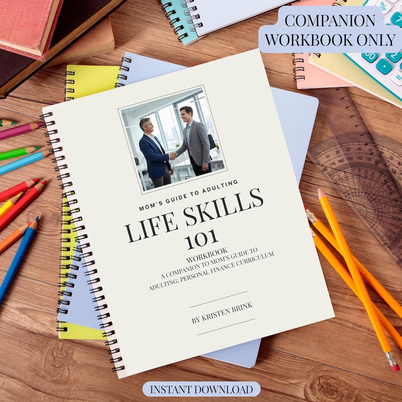 Life Skills Workbook for Teen High School Curriculum Homeschooling ...