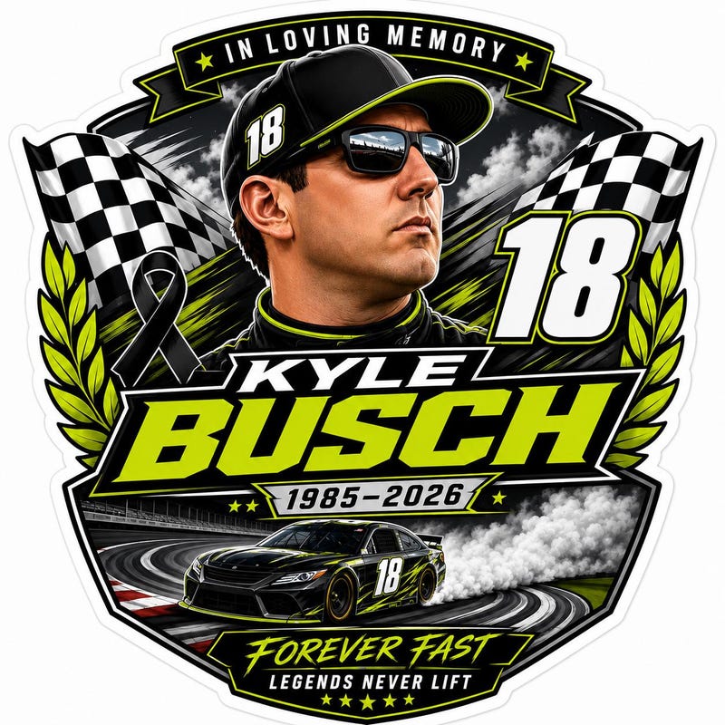 Kyle Busch Window Decal - Etsy