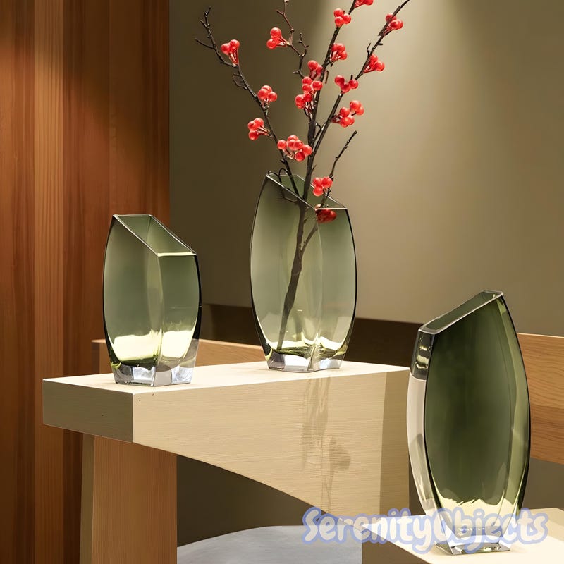 Unique Asymmetrical Vase - Etsy UK