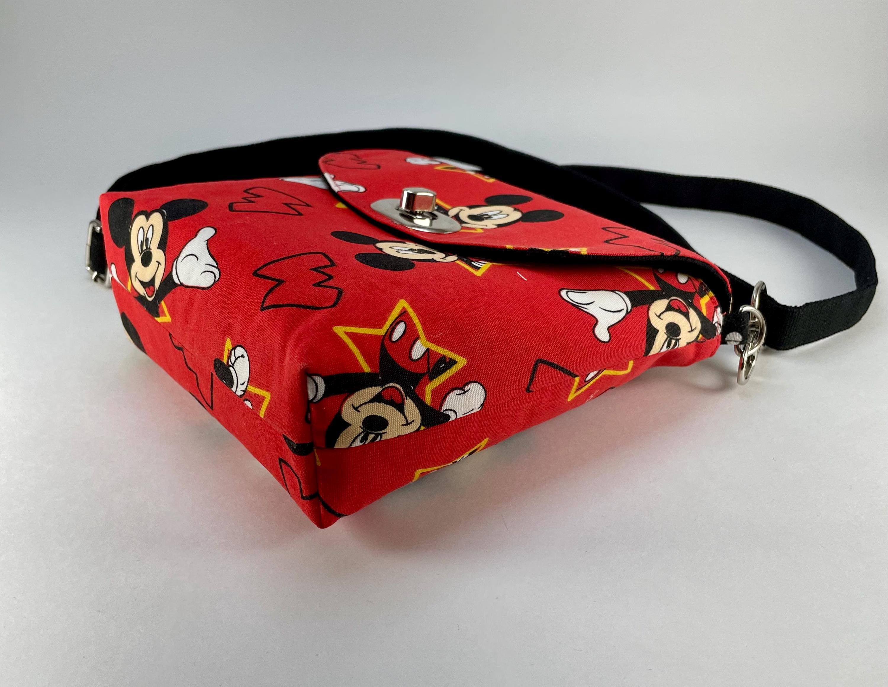 Disney Mickey Mouse Crossbody Handbag/purse/travel Bag - Etsy