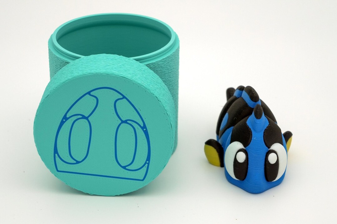 3D Printed Articulated Regal Blue Tang (dory) – Splashy Pals Collection ...