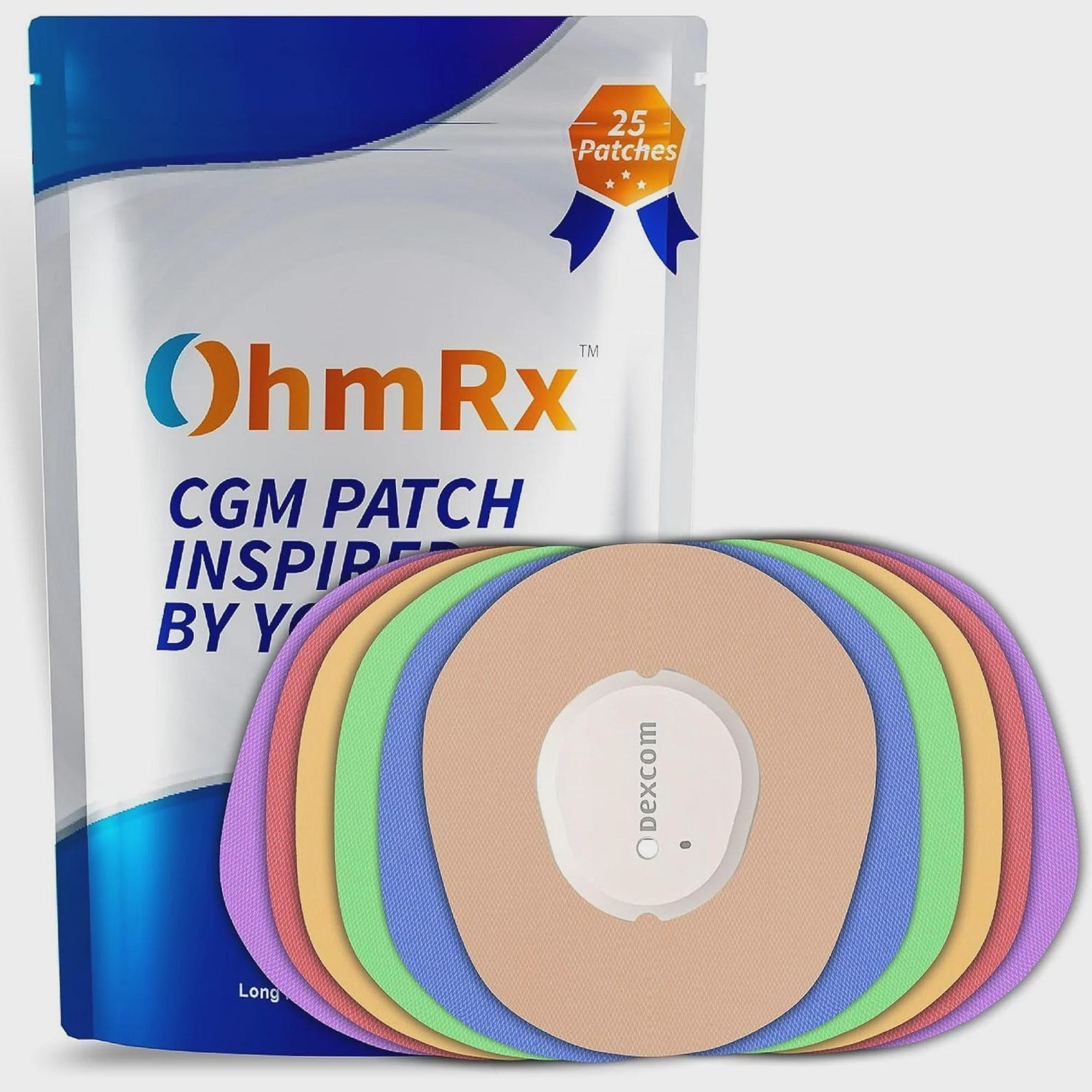 Dexcom G7 Waterproof Sensor Covers | Pre‑cut CGM Overpatch | Fits Stelo ...