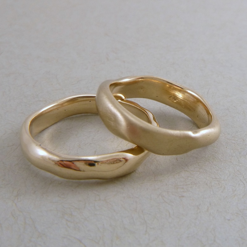 Rustic Wedding Ring - Etsy