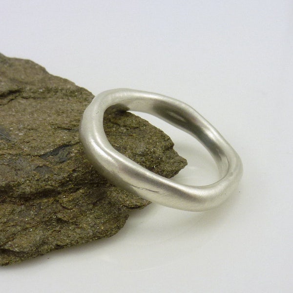 Organic Wedding Ring - Etsy