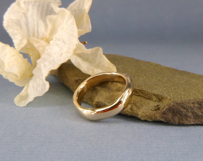 Organic Bronze Ring, Organic Bronze Stackable Ring, Bronze Stacking ...