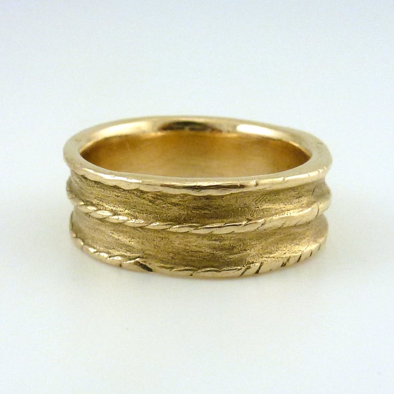 Bronze Ring, Roman Style Men's or Women's Band Ring, Ancient Jewelry in ...