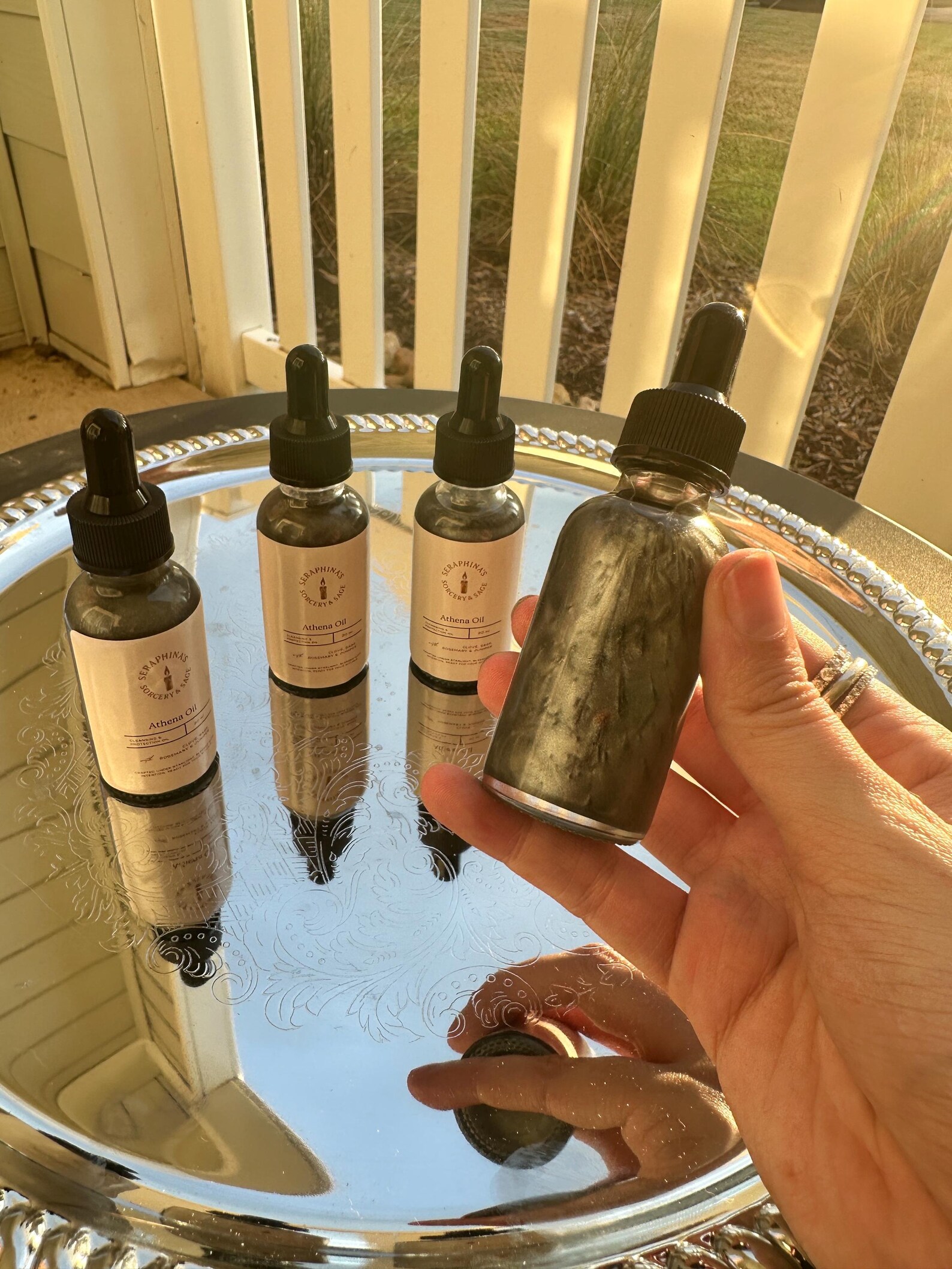 Goddess Ritual Oil Set: Love, Protection, Abundance - Handcrafted ...