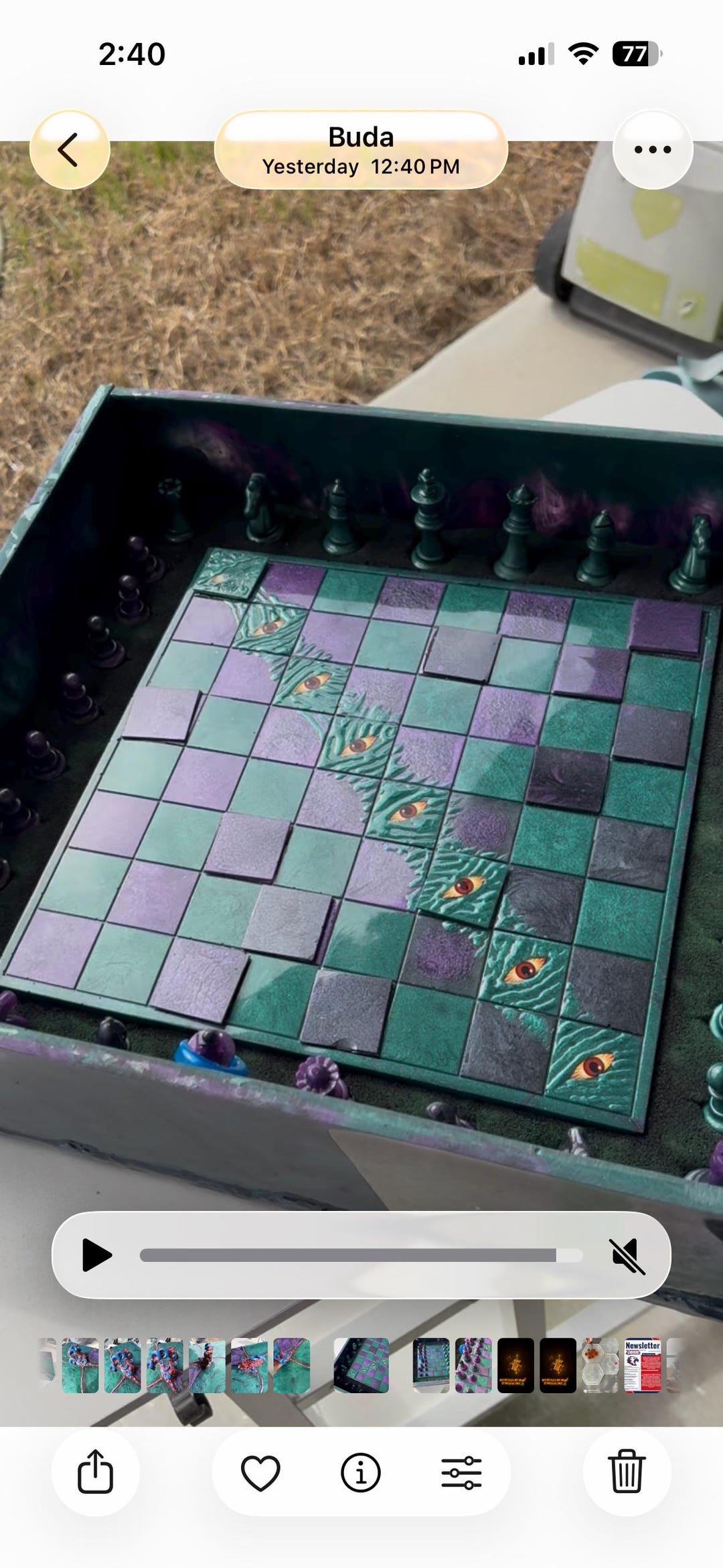 Bespoke Handmade Resin Chess Set – A One-of-a-kind Heirloom Game - Etsy