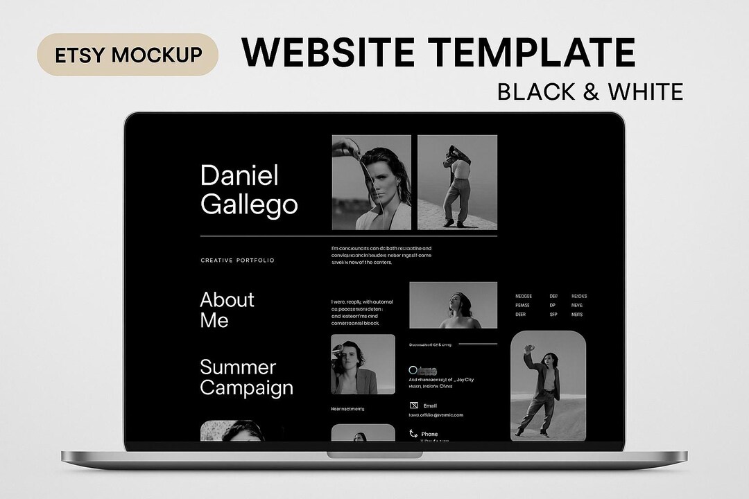 Modern Modeling Portfolio Template | Editable Creative Resume for ...