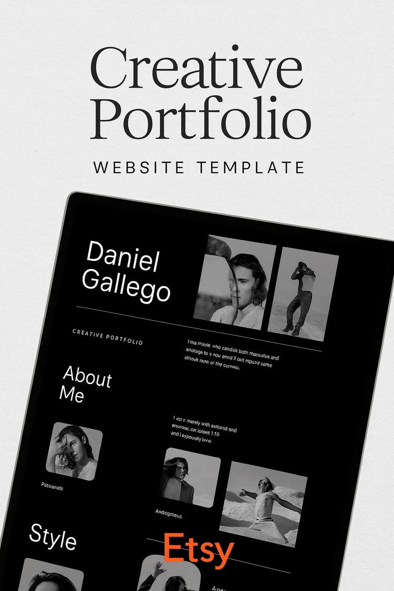 Modern Modeling Portfolio Template | Editable Creative Resume for ...