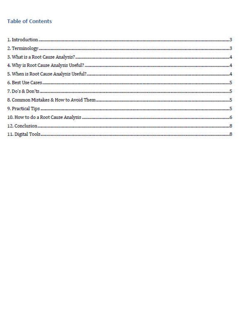 Basic Guide to Root Cause Analysis 2.4 - Etsy