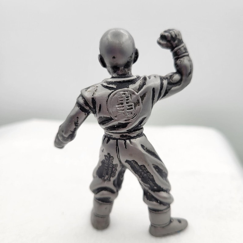 DBZ Dragon Ball Z Burger King Kids Meal Toy Silver Krillin Action ...