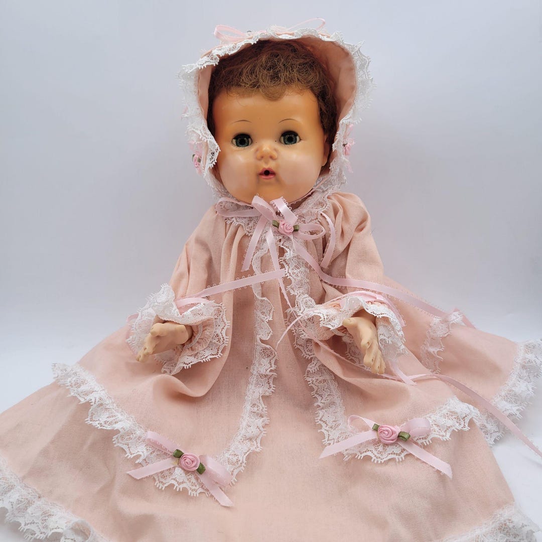 American Character Tiny Tears Baby Doll Vintage 1950s Original Outfit ...
