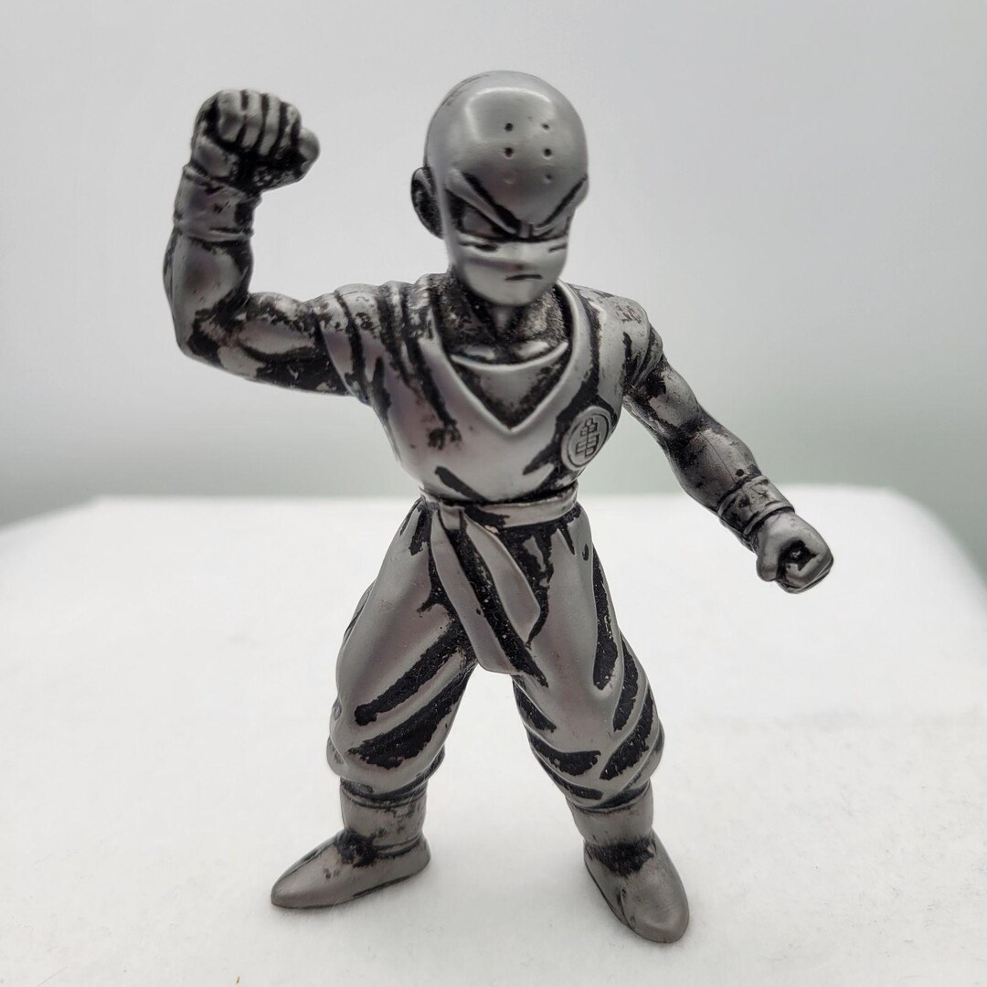 DBZ Dragon Ball Z Burger King Kids Meal Toy Silver Krillin Action ...