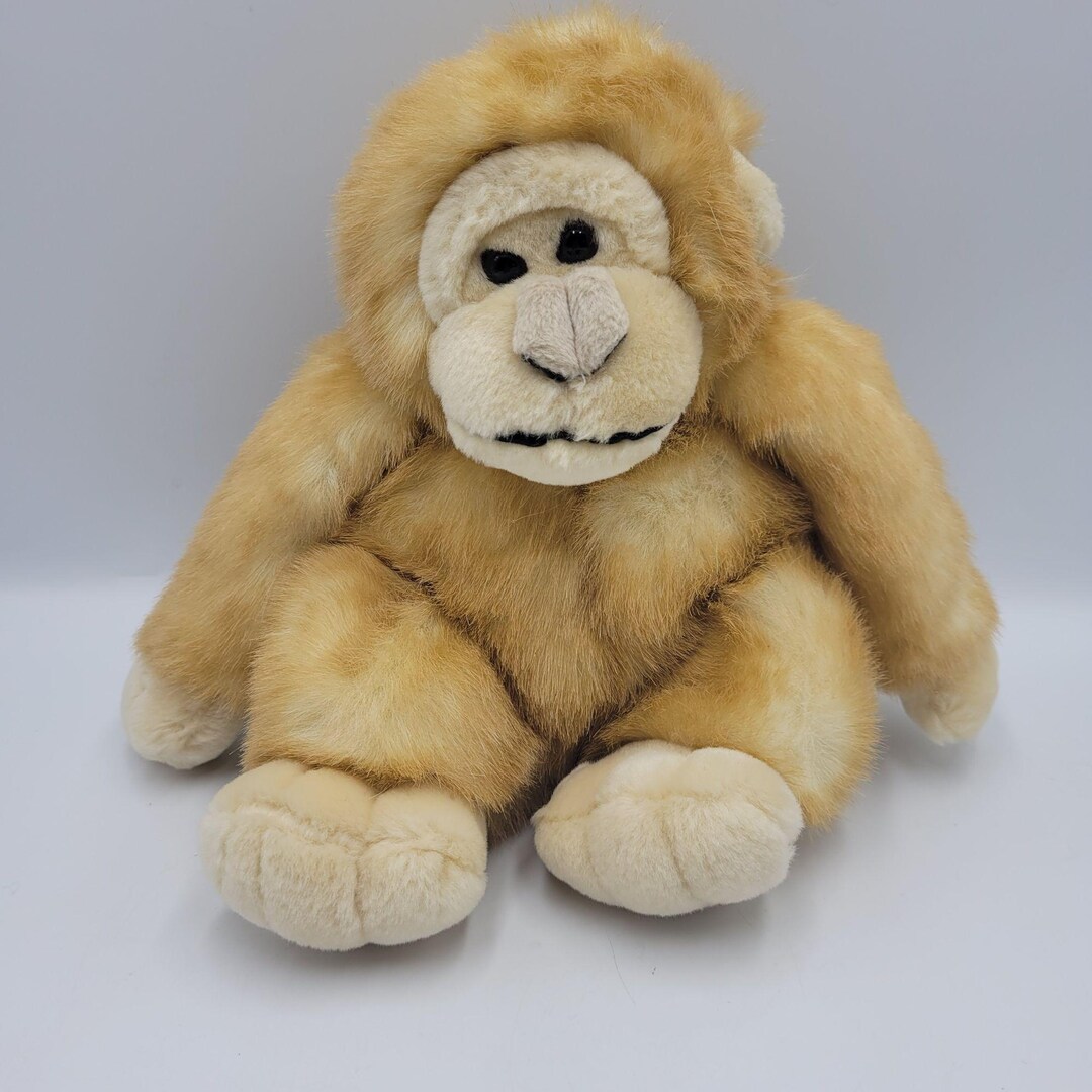 Dan Dee Collectors Choice Small Plush Orangutan Monkey Ape Golden Brown ...