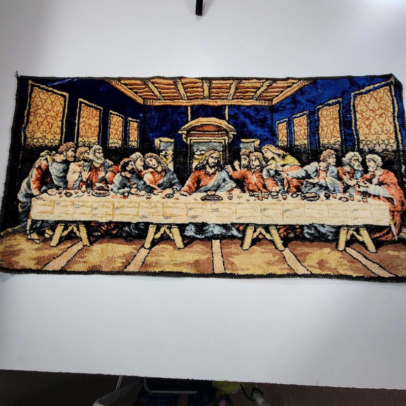 Last Supper Tapestry - Etsy