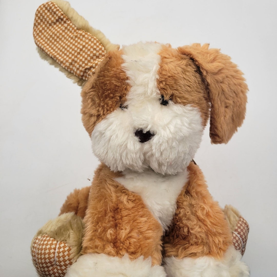Vintage 1990 Baby RUFUS St Bernard Plush Puppy Dog Stuffed Animal ...