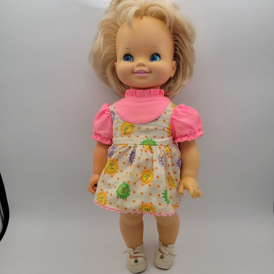 Vintage 1972 Mattel Quick Curl Cathy Baby Doll Collector Estate DOLL035 ...