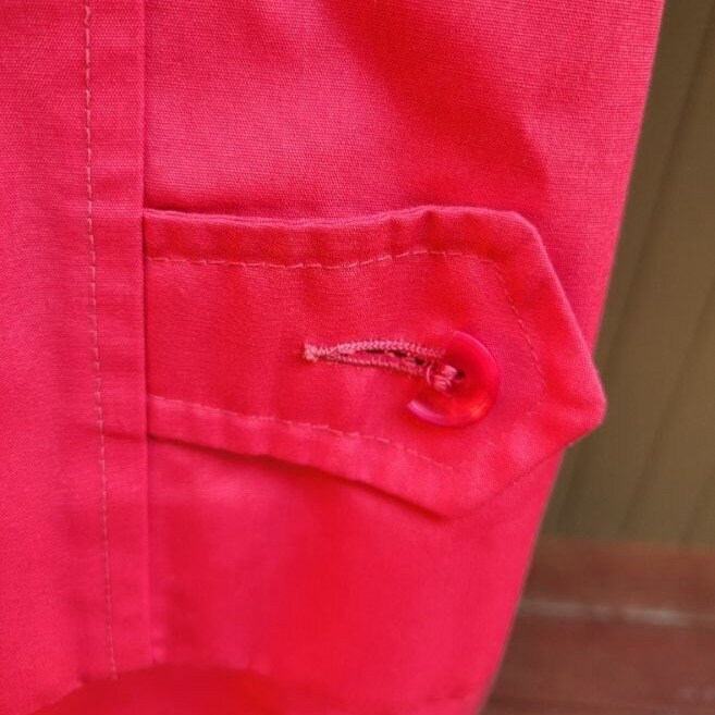 VINTAGE 1960's Mod SMUG Trench Coat Coral Peach Pink Large - munimoro ...