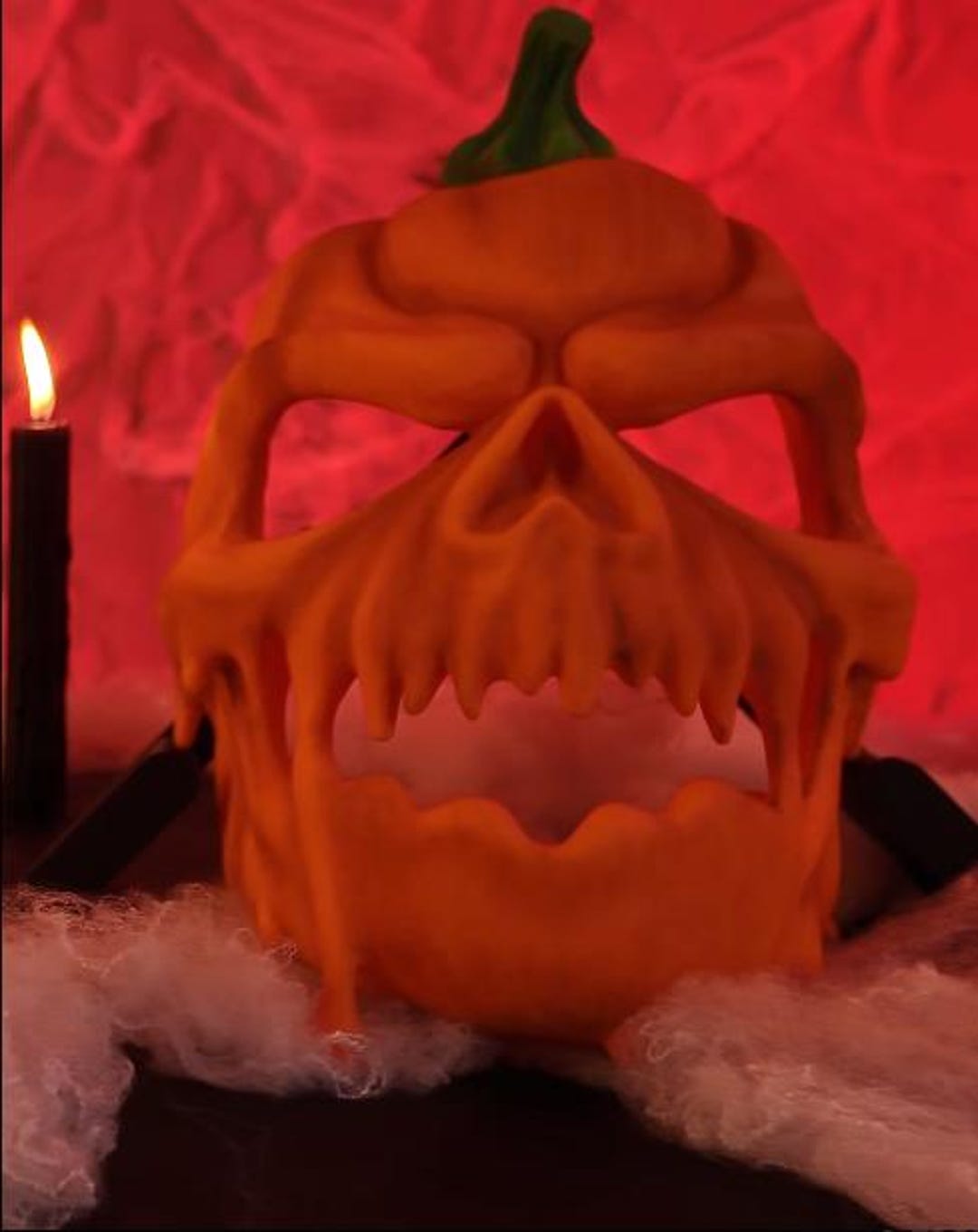 Scary Pumpkin Halloween Mask (printing on Demand Possible, Contact Me ...