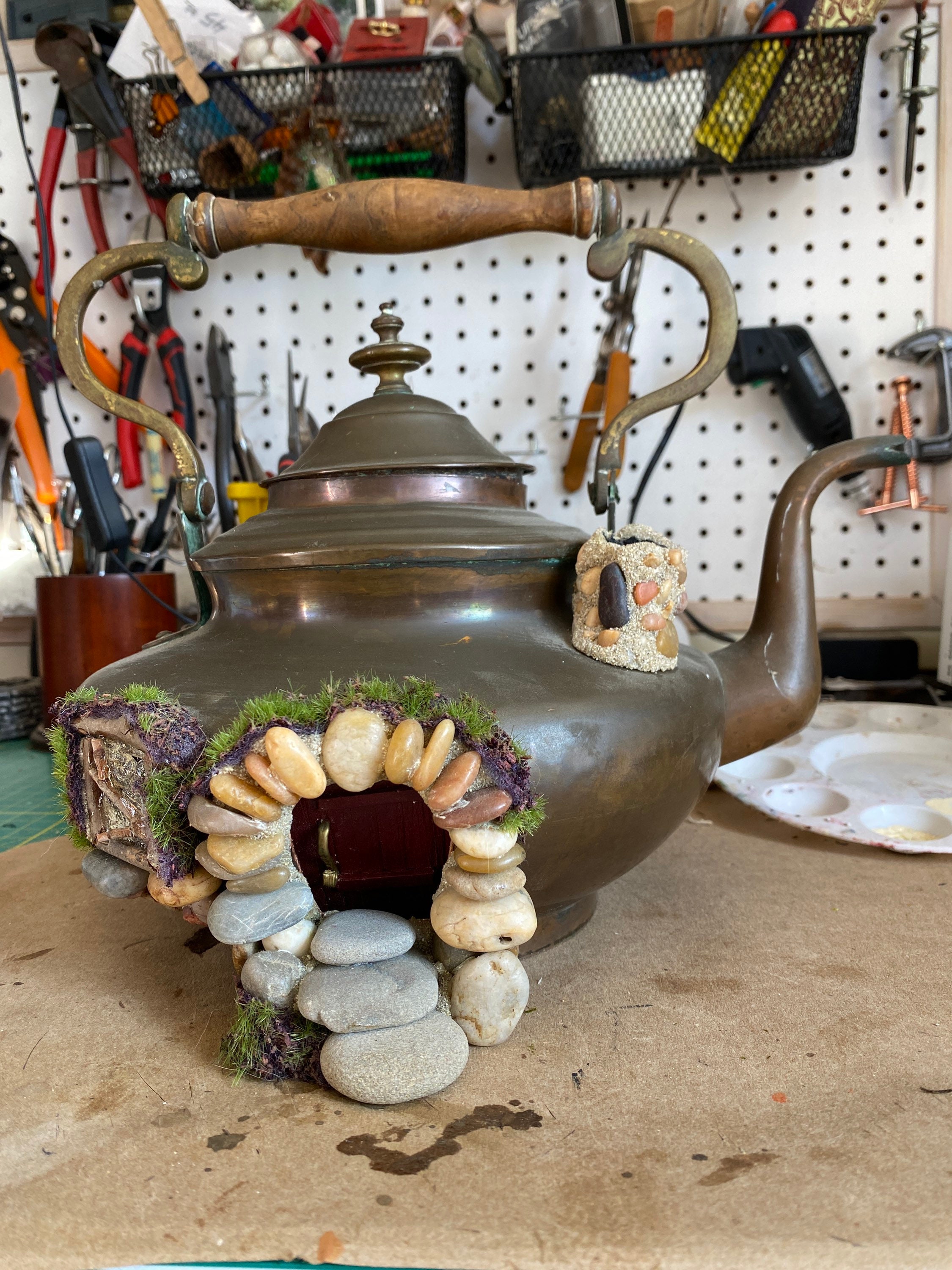 Teapot Fairy House