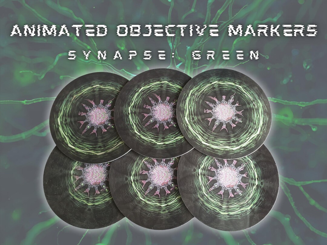 Animated Objective Markers (AOS) - Brain Waves: Green - Etsy