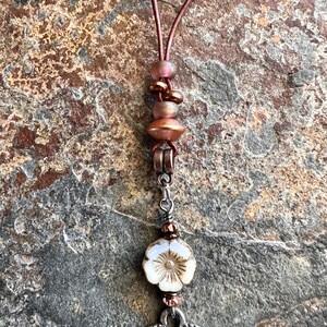 Heart Wing Necklace, Heart Necklace, Cherry Blossom Necklace, Gemstone ...