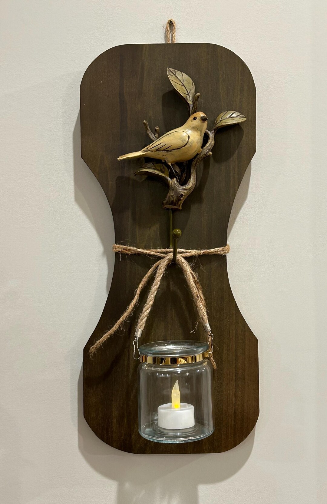 Handmade Lantern With Ceramic Bird - Etsy