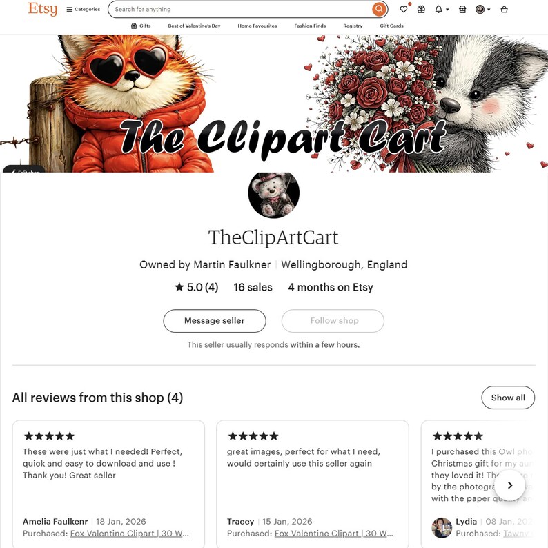 Birthday Animal Clipart for Kids Party Invitations, Cute PNG Bundle ...