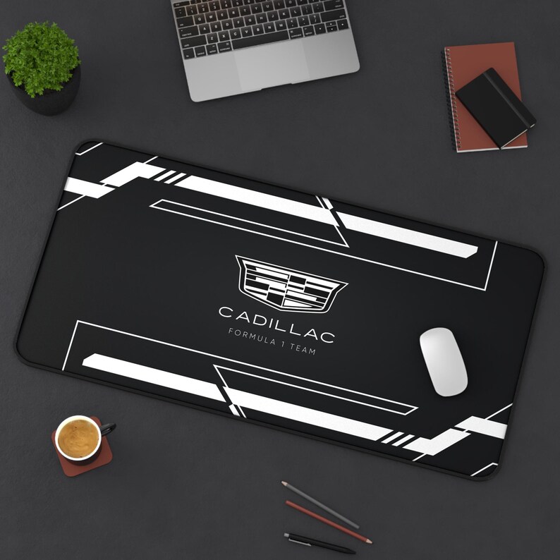 Desk Mat, F1 Cadillac Motorsports Team Racing Office Desk Accessories ...