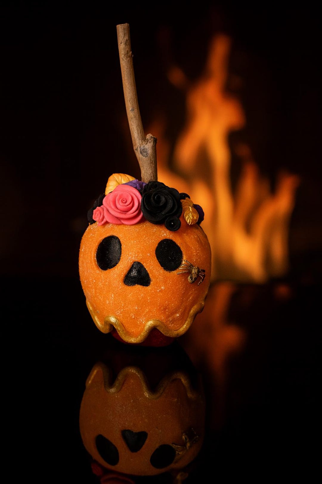 SALE- Wicked Poison Apple Halloween Decor – Handcrafted Faux Candy ...
