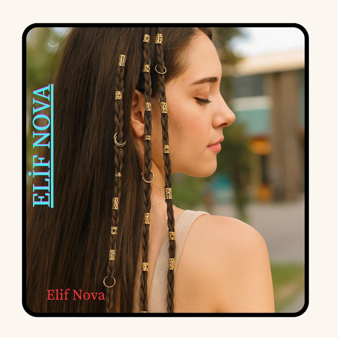 80 Stylish Alloy Dreadlock Hair Beads & Cuffs for Braids, Locs - Boho ...