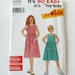 Vintage Sewing Pattern Simplicity 9268 Girl’s Summer Dress Uncut Size ...