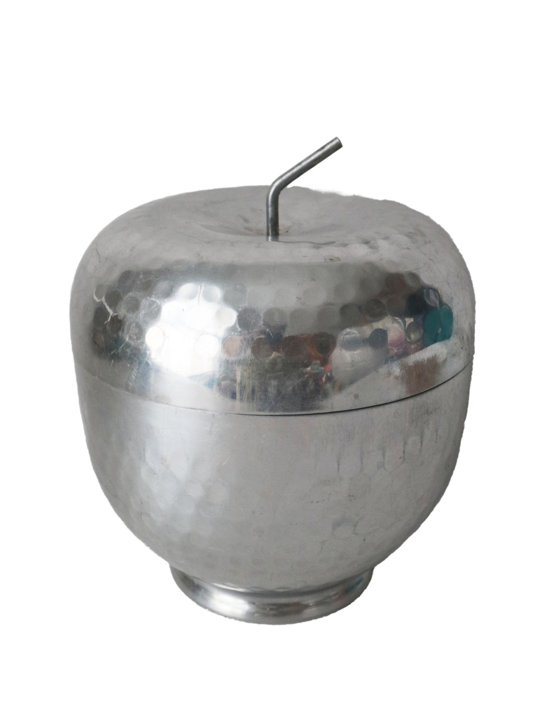 Vintage Hammered Aluminum Apple Ice Bucket Retro 1960s Barware - Etsy