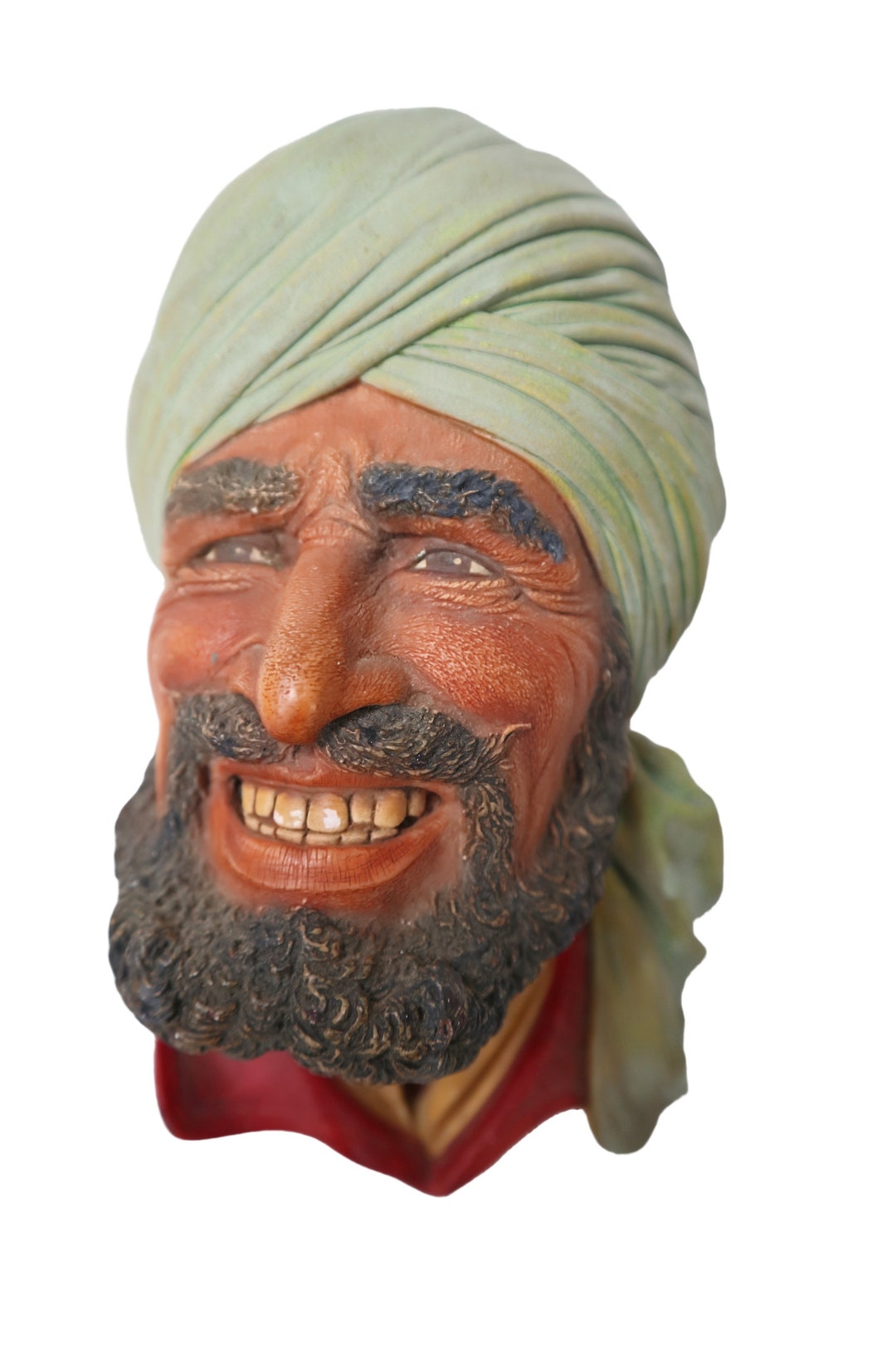 Vintage Bossons Head Punjabi Bossons Chalkware Head Made in England ...