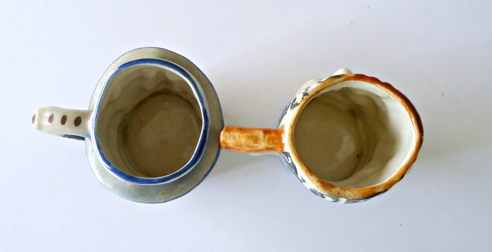 2 Occupied Japan Small Toby Mugs Colonial Man & Woman Vintage - Etsy