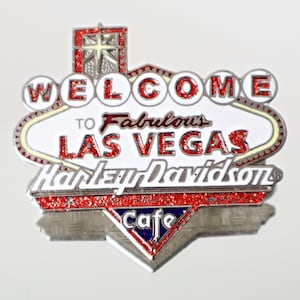 Vintage Las Vegas Harley Davidson Welcome Pin - Etsy