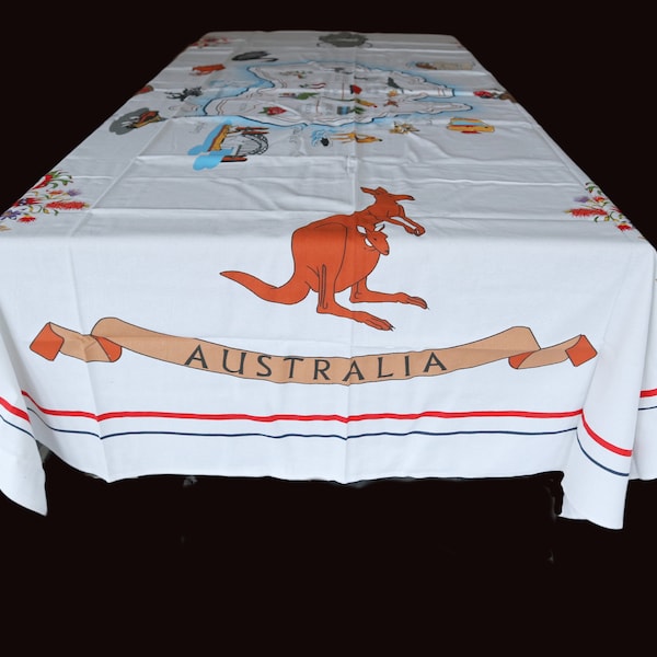 Map Tablecloth - Etsy
