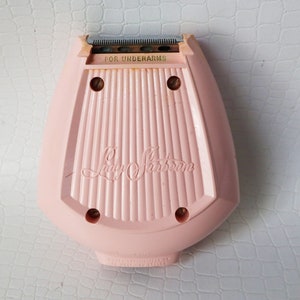 Vintage 1962 Pink Lady Sunbeam Electric Shaver Razor W/ AC Cord & Case ...