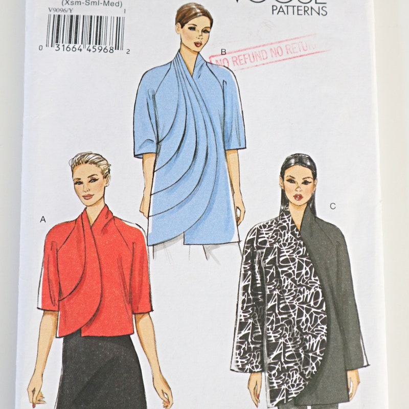 Vogue Jacket Pattern - Etsy