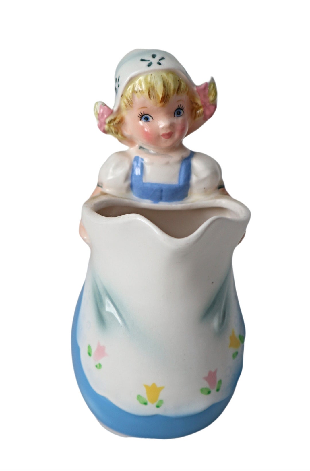 Vintage Lefton ESD Japan Dutch Girl Large Milk Pitcher Ceramic - Etsy ...