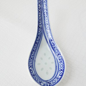4 Vintage Chinese Rice Noodle Porcelain Spoons - Etsy