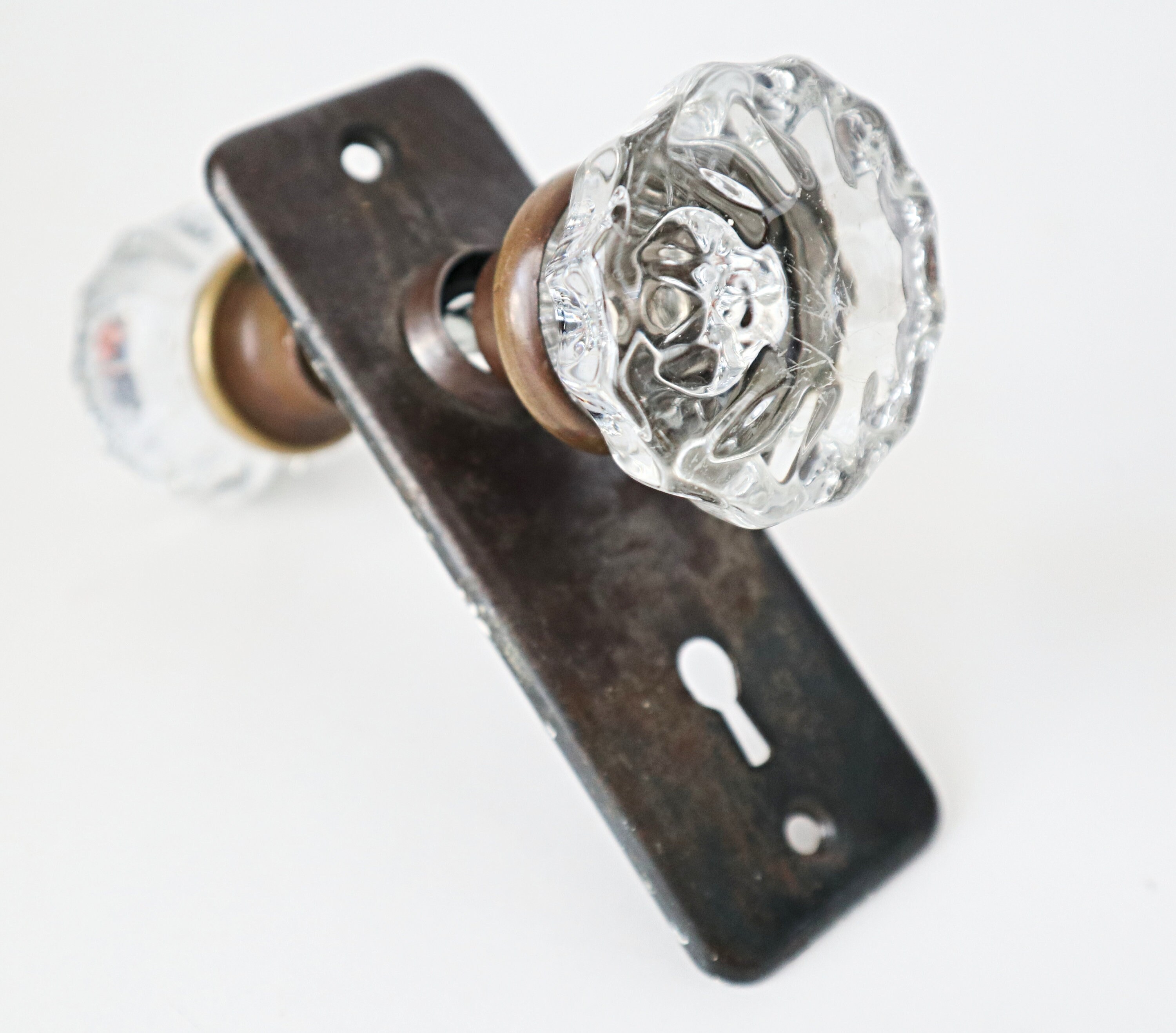 Vintage Glass Door Knobs