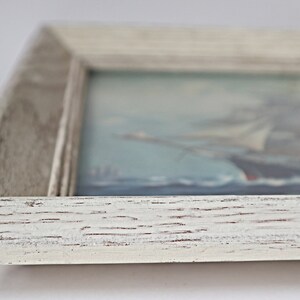 Vintage Print Galleon Ship Wood Frame 1960's - Etsy