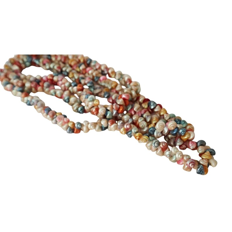 Vintage Hawaiian Lei Iridescent Trochus Shell Hawaiian Lei Necklace 76 ...