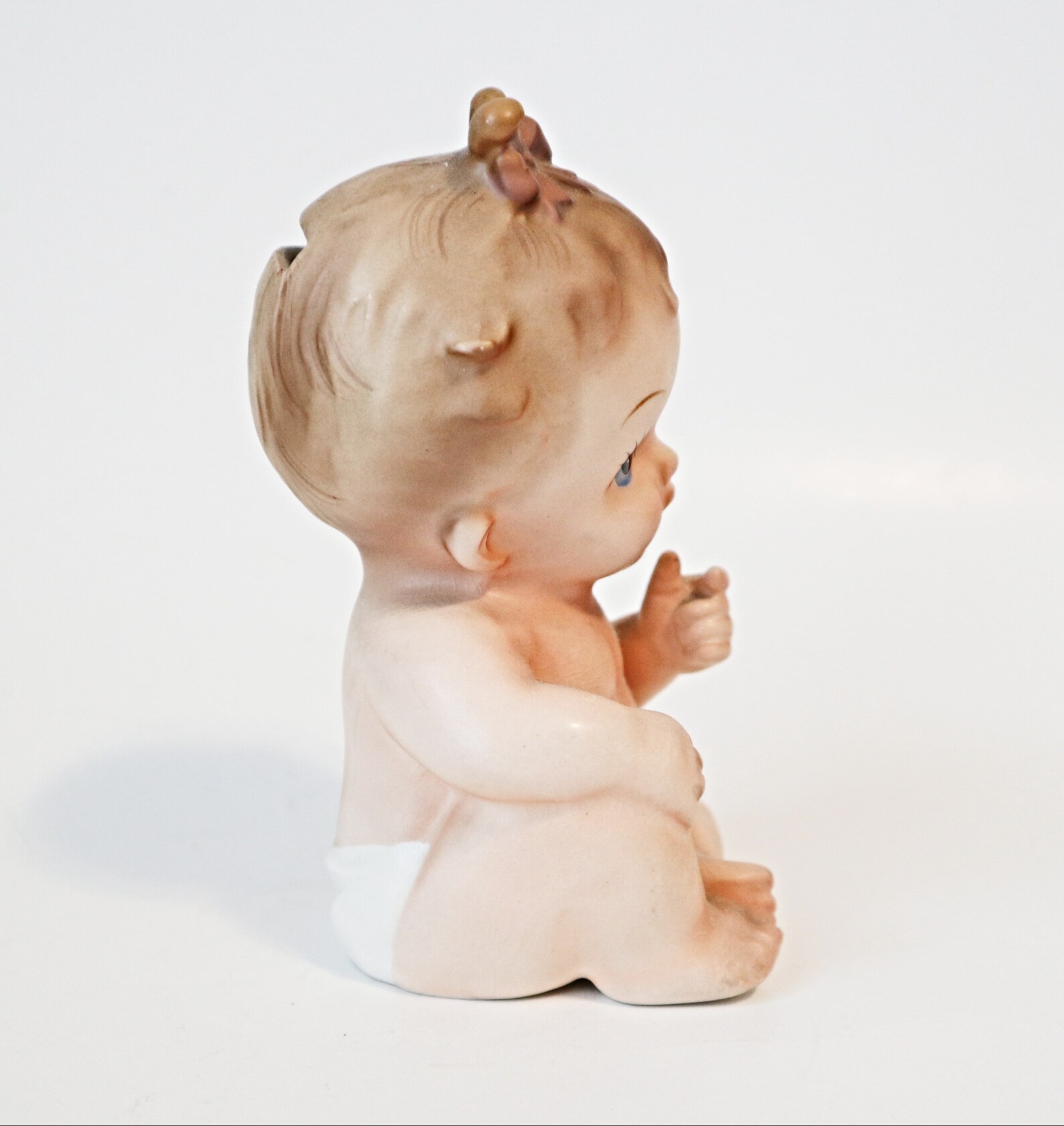 Vintage Napco Baby Figurine Bank Porcelain Hand Painted - Etsy
