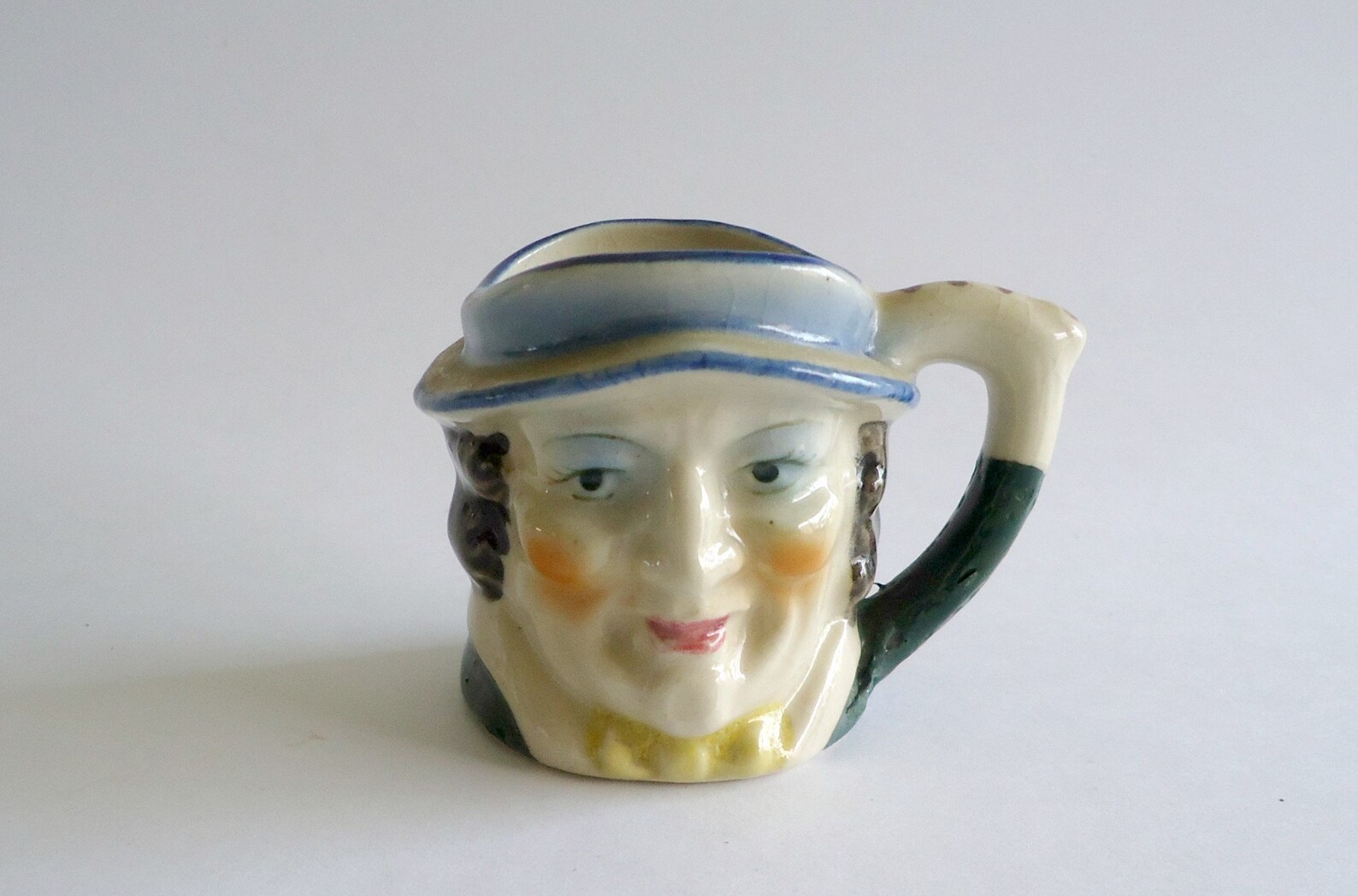 2 Occupied Japan Small Toby Mugs Colonial Man & Woman Vintage - Etsy