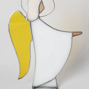 Vintage Stained Glass Angel 3D Standing Christmas Angel Table Topper - Etsy